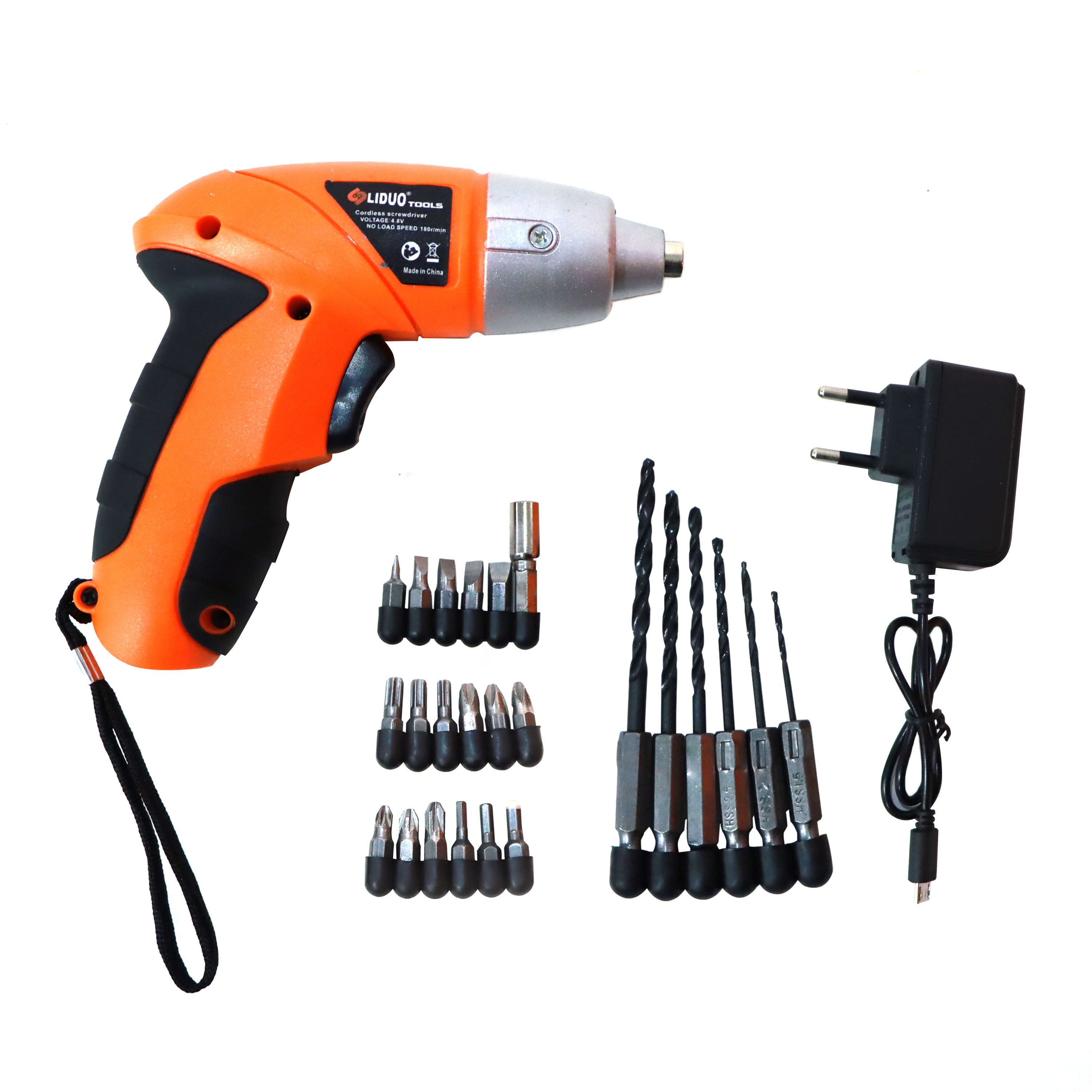 Liduo Screwdriver Drill, Rechargeable Cordless 4.8V Electric Screwdriv ...